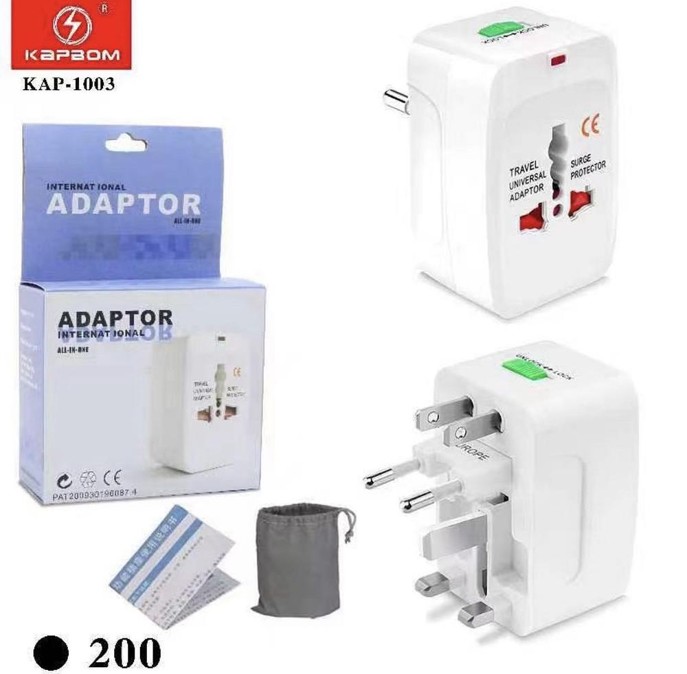 Adaptador Universal Tomada Viagem Travel Uk Usa Br | Luiz Eletronicos