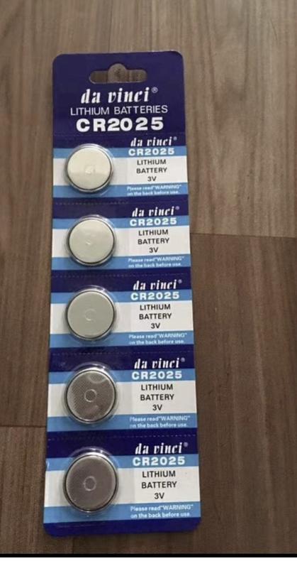 Pilha Bateria Redonda Lítio 3v Cr2025Embalagem | Luiz Eletronicos