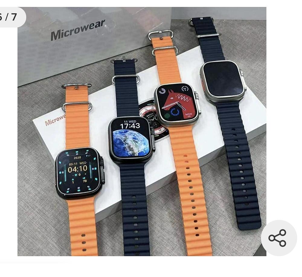 original Smartwatch 2023 W68+ Ultra Series 8 Nfc | Luiz Eletronicos