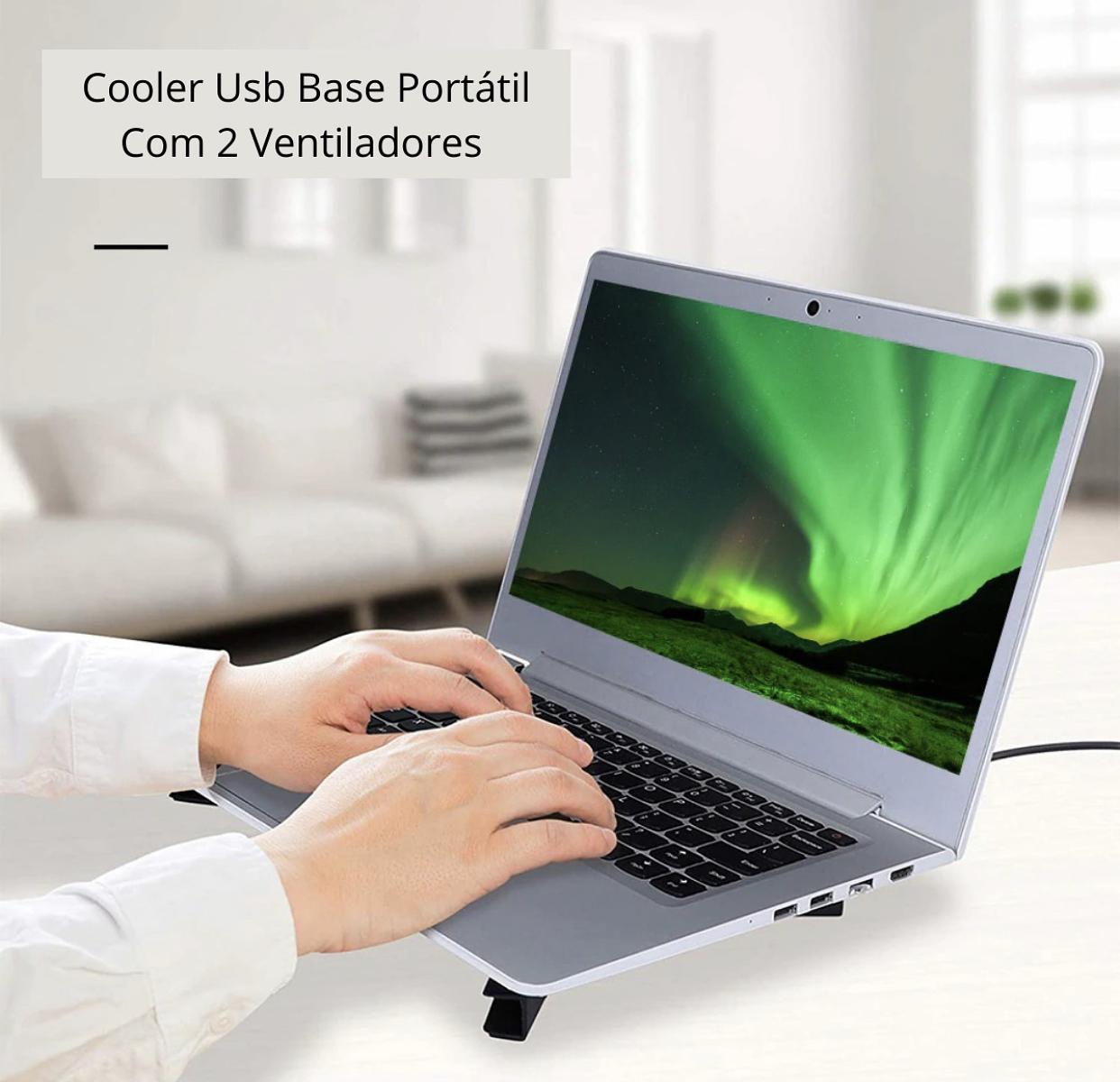 Cooler Usb Base Resfriador Portátil Notebook | Luiz Eletronicos
